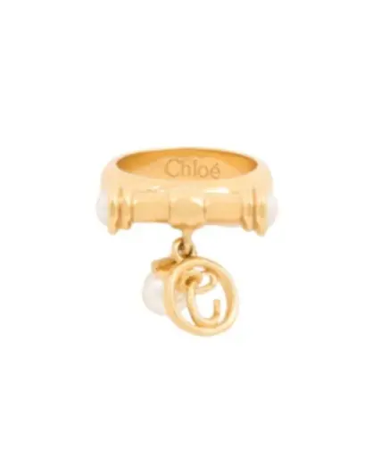 Chloé Classy Ring - Gold And Pearl Colors
