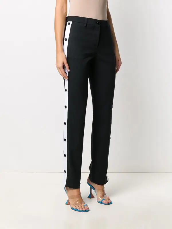 Moschino Side Button Detailed Casual Pants