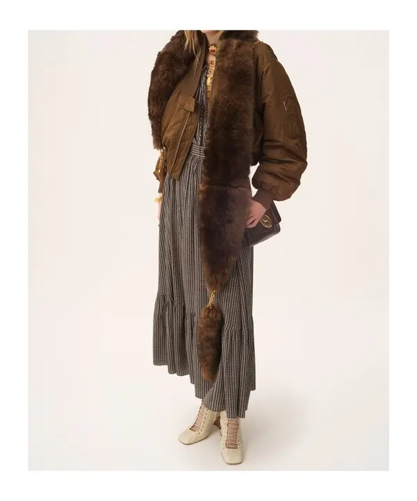 Chloé Bomber Jacket - Authentic Brown