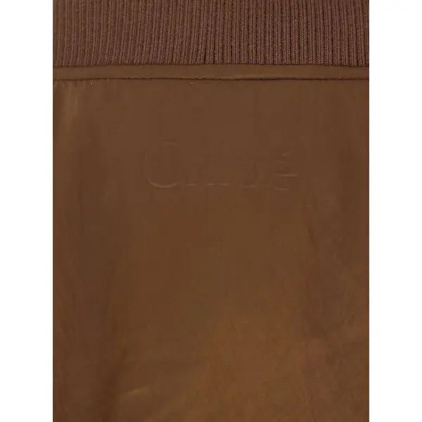 Chloé Bomber Jacket - Authentic Brown