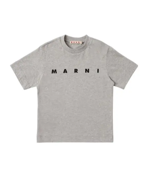 Marni Cotton Logo T-shirt - Gray