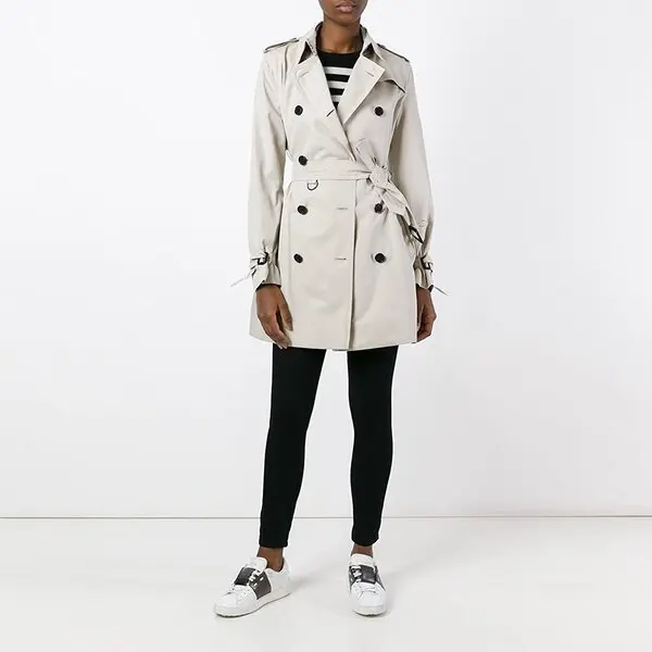 Burberry Long Sleeved Trench Coat