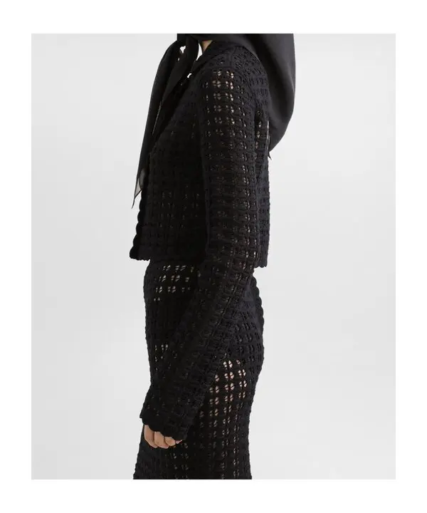 Dolce & Gabbana Crochet Cropped Jacket