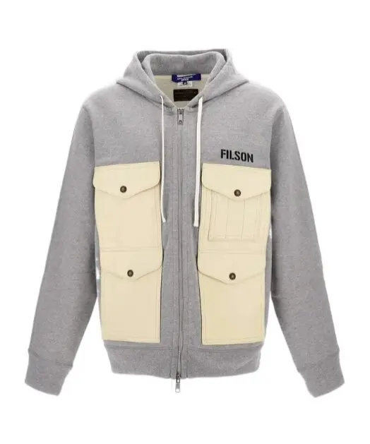 Junya Watanabe Hooded Sweatshirt Jacket - Grey