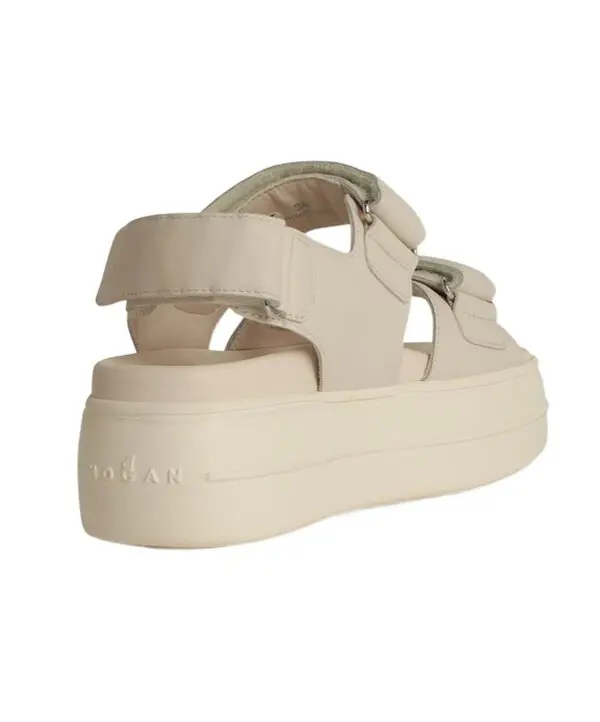 Hogan Strapped Round Toe Sandals
