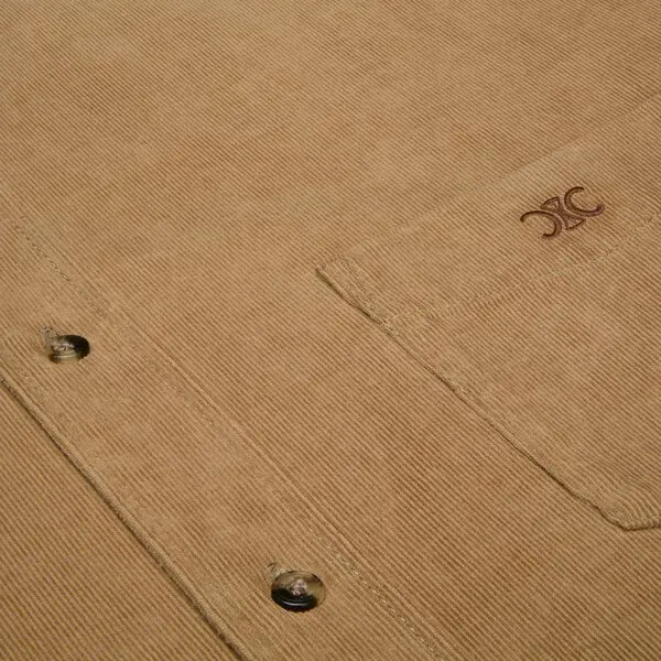 Celine Relaxed Shirt In Corduroy