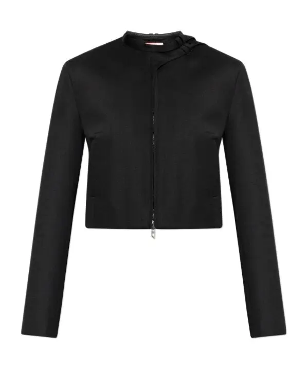 DIESEL® Zip-up Jacket With Long Sleeves