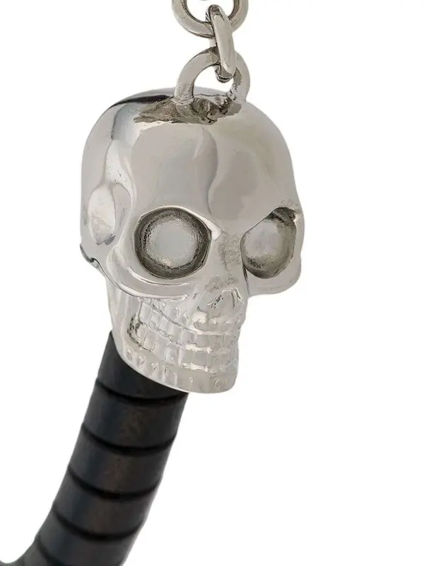 Alexander McQueen T-bar Skull Bracelet
