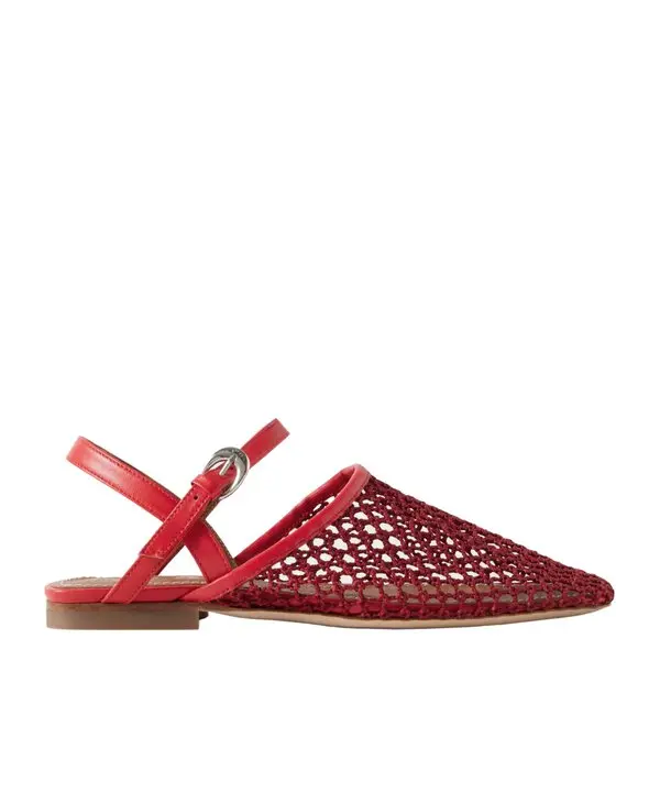 Staud Rete Flat Slingback Sandals