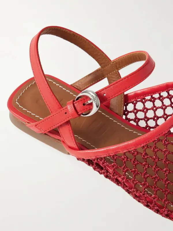 Staud Rete Flat Slingback Sandals