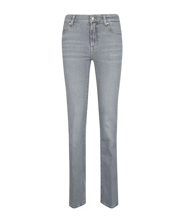 7 For All Mankind Belt Loop Jeans - Gray