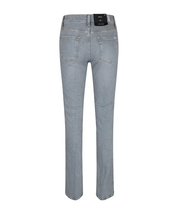 7 For All Mankind Belt Loop Jeans - Gray