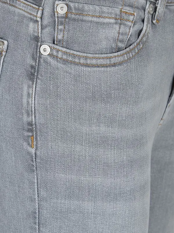 7 For All Mankind Belt Loop Jeans - Gray