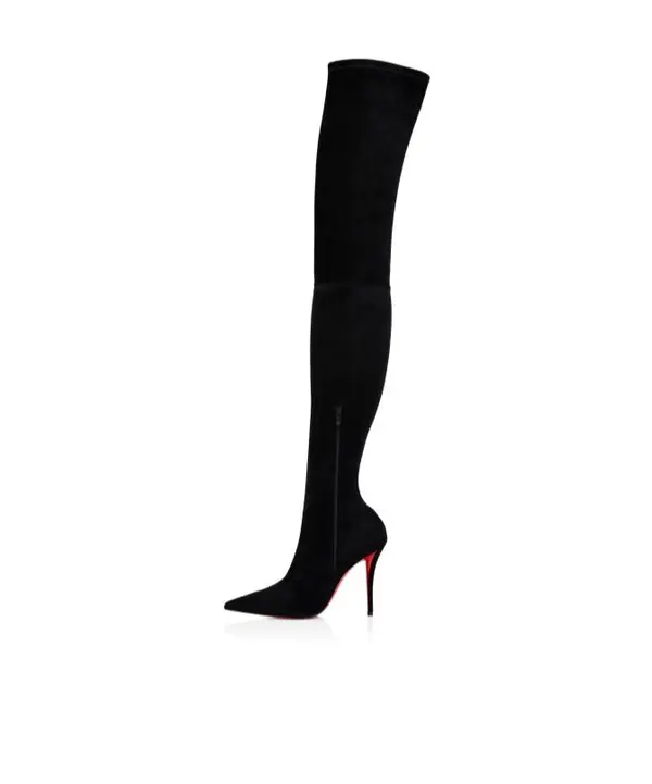 CHRISTIAN LOUBOUTIN Miss Z Botta Alta Over The Knee Boots