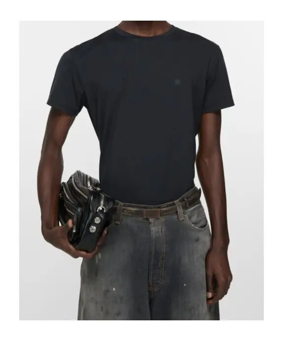 Acne Studios Regular Fit T-shirt - Black