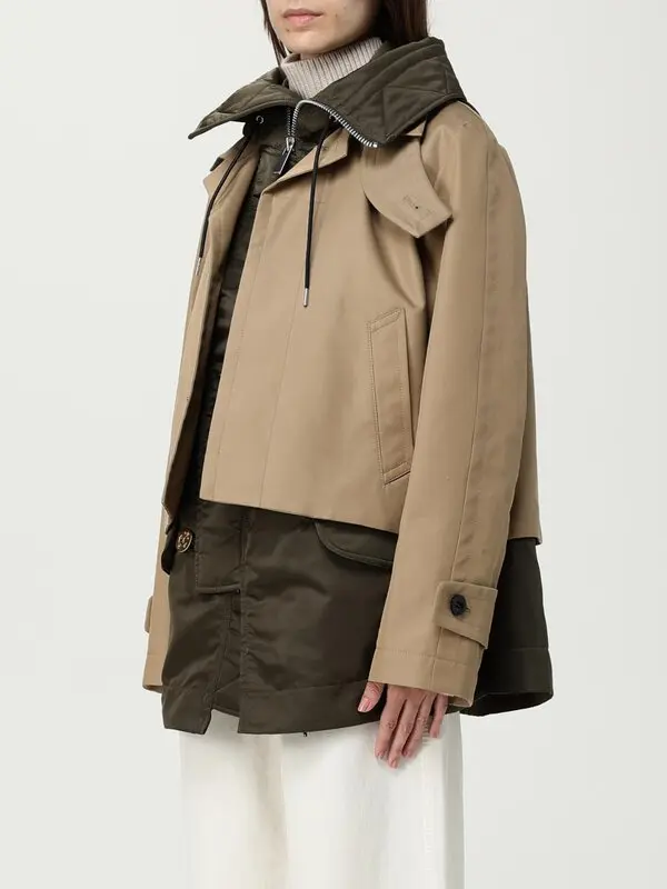 Sacai Double-layered Hooded Jacket