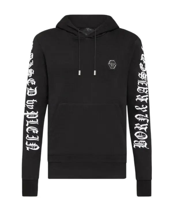 Philipp Plein Embellished Logo Hoodie