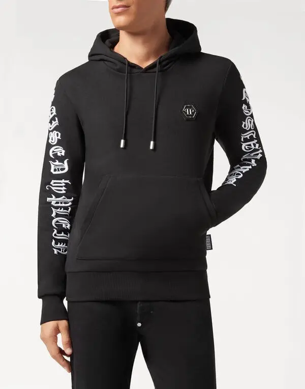 Philipp Plein Embellished Logo Hoodie