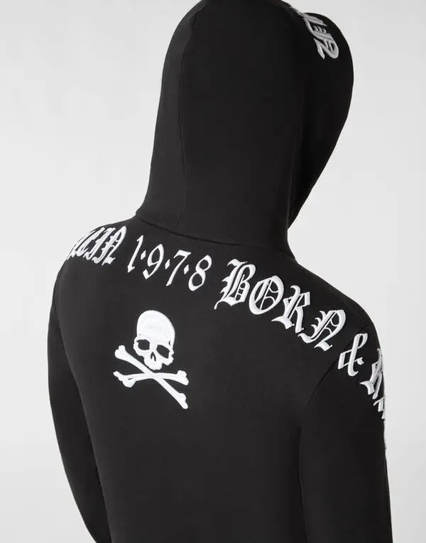 Philipp Plein Embellished Logo Hoodie