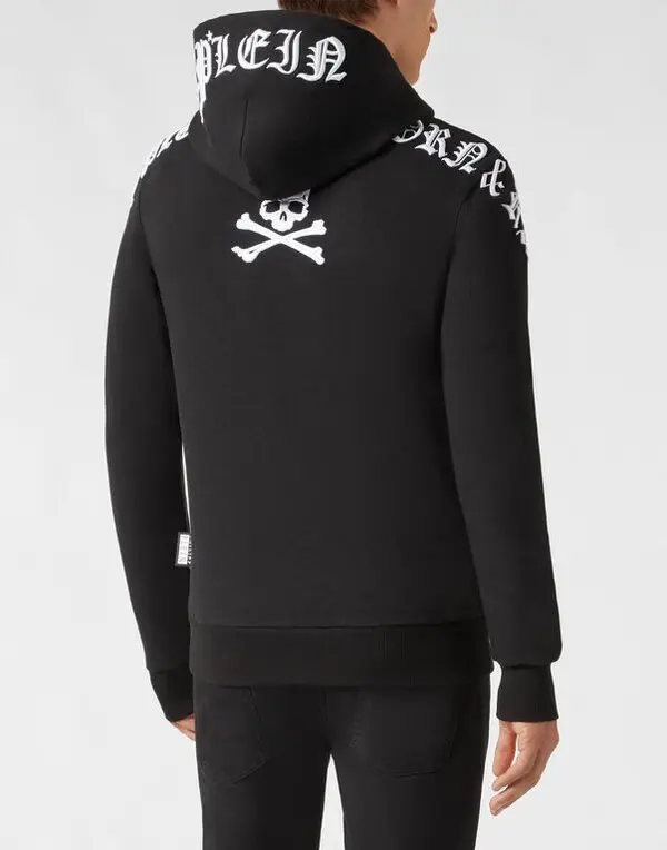 Philipp Plein Embellished Logo Hoodie