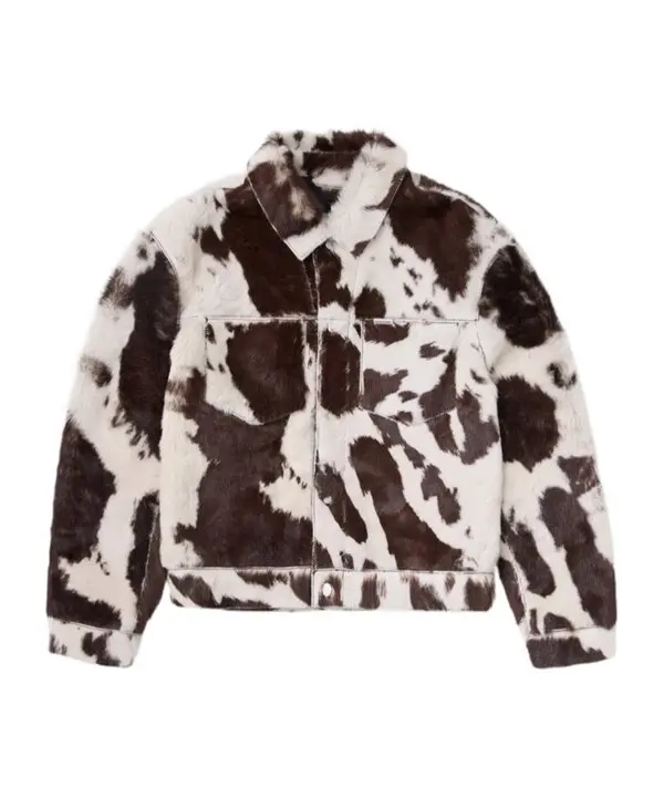 REPRESENT Patterned Zip Jacket - Black