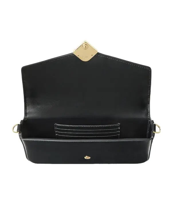 Fendi Black And Leather Wallet - Brown
