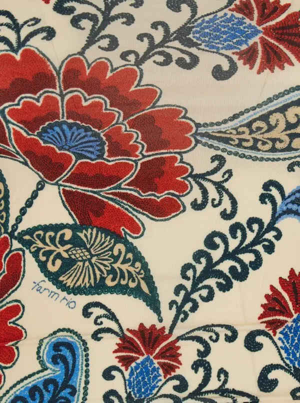 Farm Rio Floral High Neck Blouse