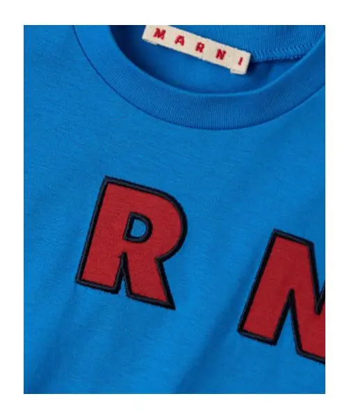 Marni Cotton T-shirt With Printed Logo