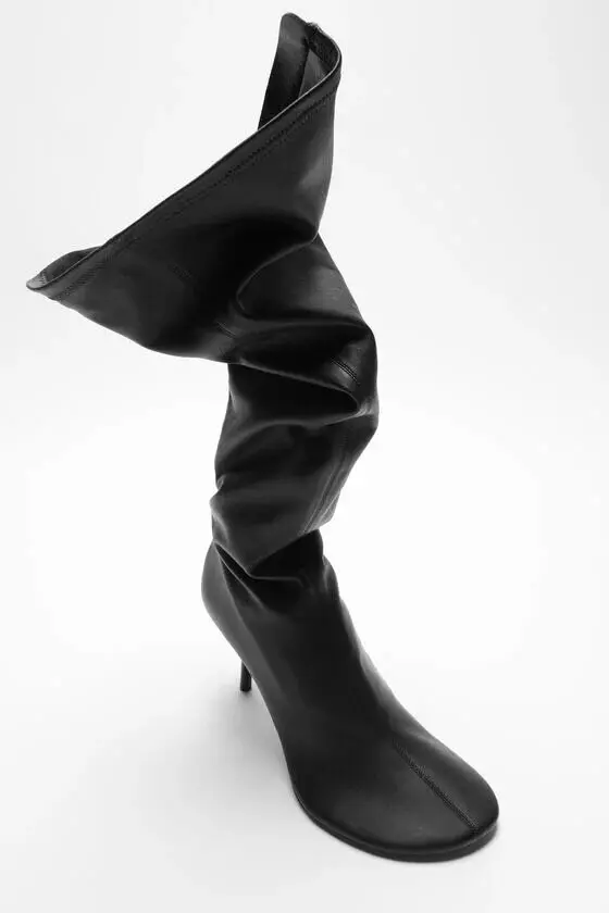 Acne Studios Slouchy Leather Boots
