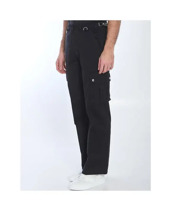 Celine Cotton Cargo Pants - Black