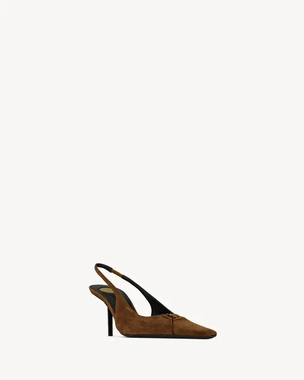 Saint Laurent Babylone Bretel Slingback Pumps