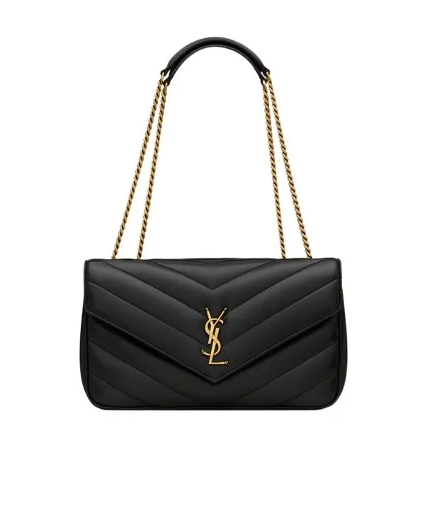 Saint Laurent Loulou Medium Shoulder Bag - Black