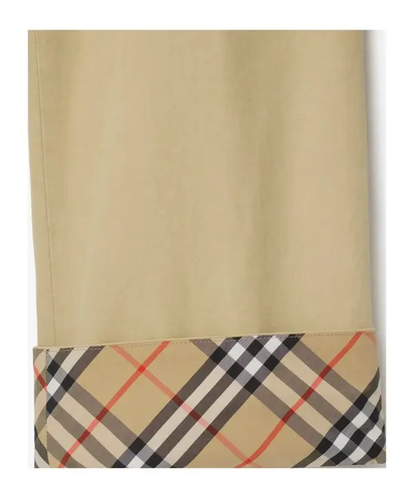 Burberry Vintage Checked Turn-up Hem Trousers