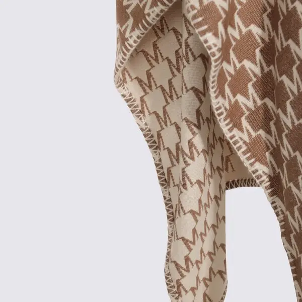 Max Mara All-over Patterned Cape