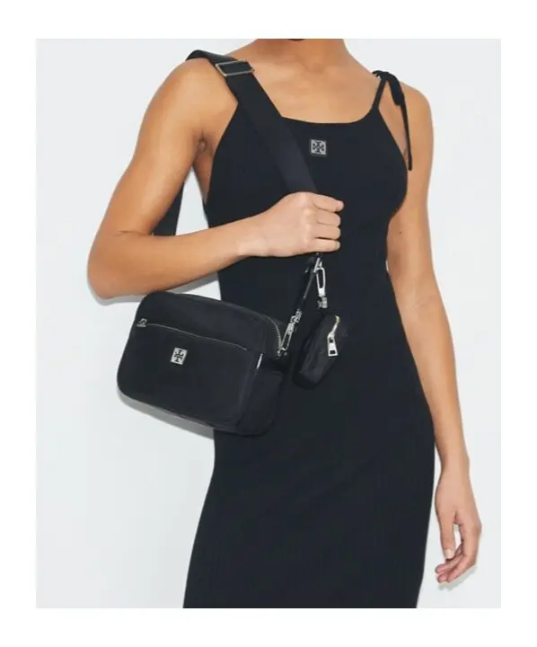 Tory Burch Virginia Zipped Shoulder Bag - Black