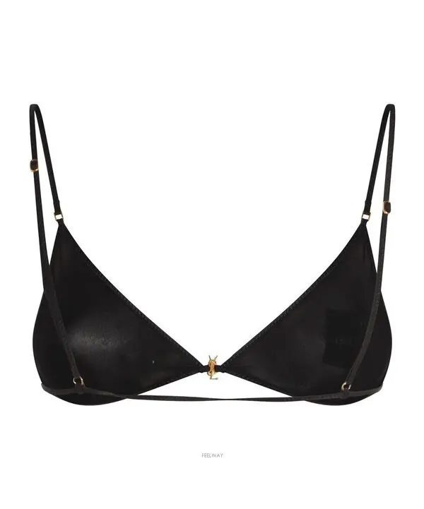 Saint Laurent Cassandre Triangle Bra
