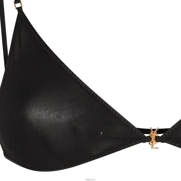Saint Laurent Cassandre Triangle Bra
