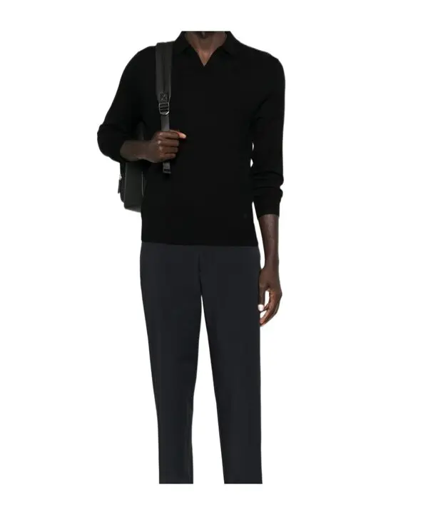 Emporio Armani Long-sleeved Polo Jumper