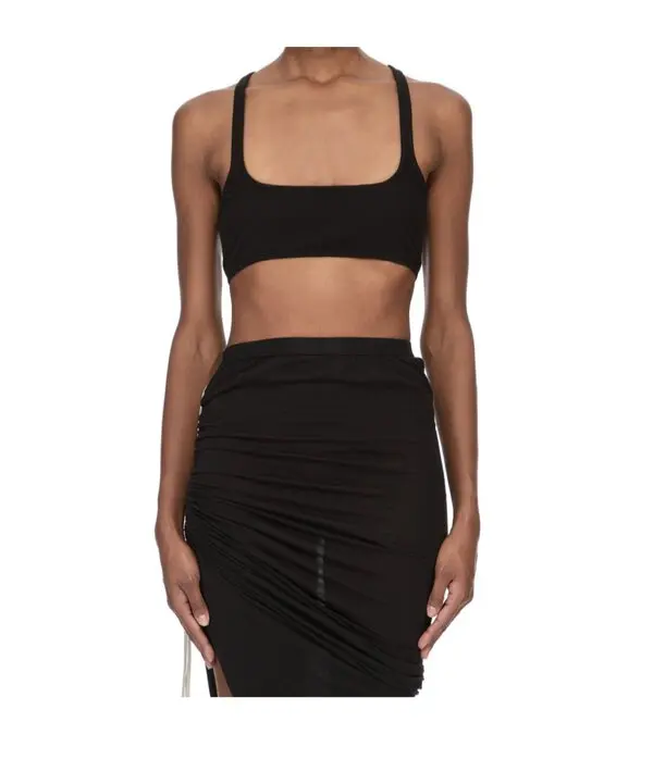 Rick Owens Square Neck Spaghetti Strap Top