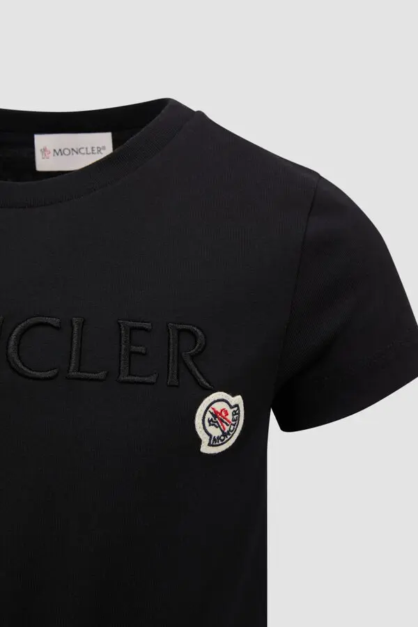 Moncler Embroidered Logo Crewneck T-shirt
