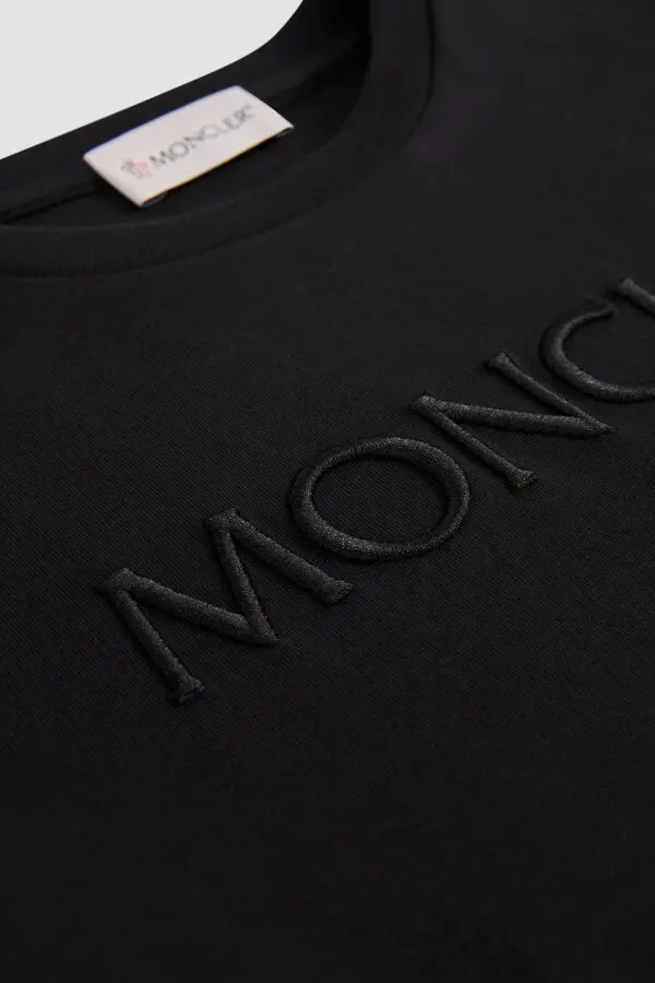 Moncler Embroidered Logo Crewneck T-shirt