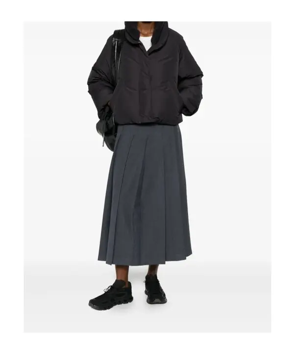 LOW CLASSIC Quilted Jacket With High Collar