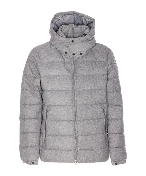 SAVE THE DUCK Hooded Down Coat With Quilted Design