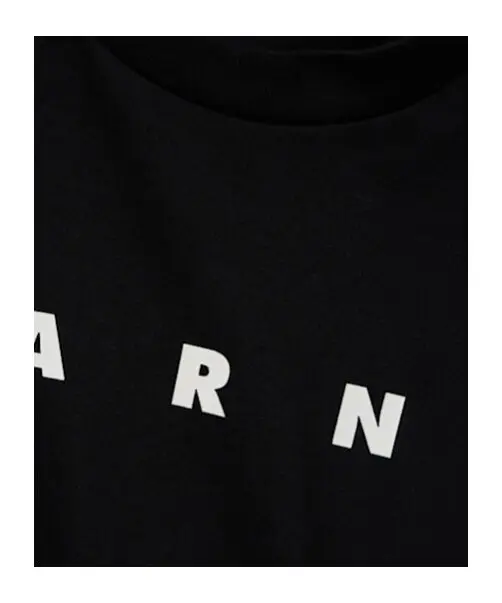 Marni Cotton Logo T-shirt - Black