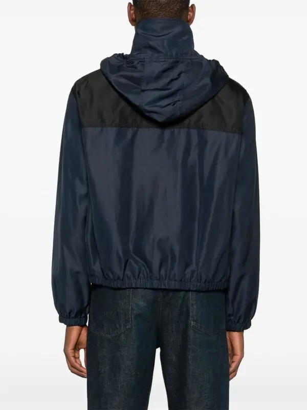 Celine Windbreaker In Nylon - Navy