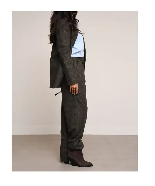 Isabel Marant Étoile Pinstripe Elastic-waist Trousers