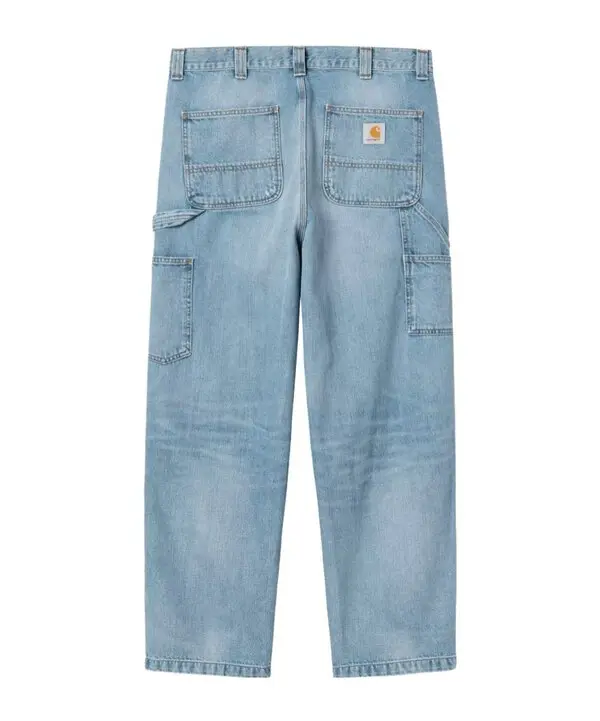 Carhartt Work In Progress Double Knee Denim Trousers - Blue
