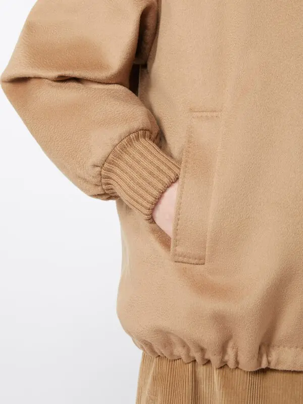 Max Mara Drawstring Long-sleeved Coat - Camel