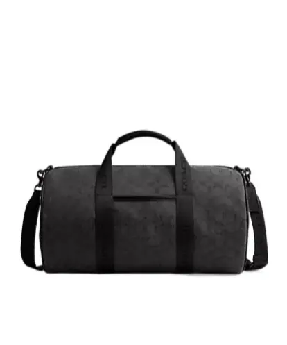 COACH Signature Jacquard Theo Duffle Bag - Black