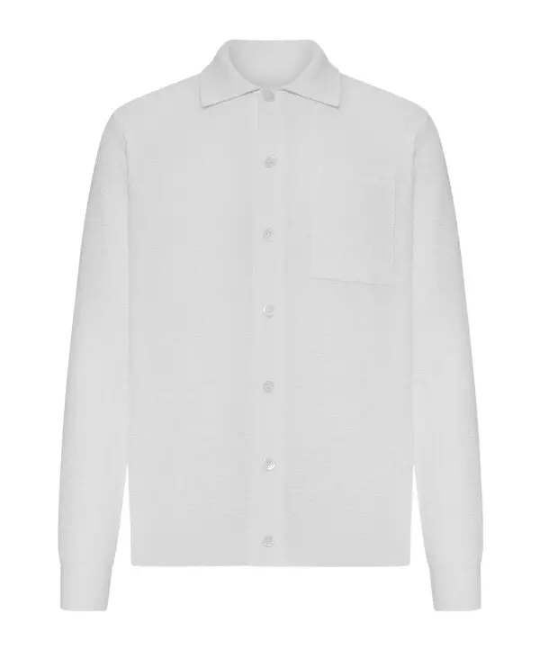 ROBERTO COLLINA Pocket Military Stitch Shirt